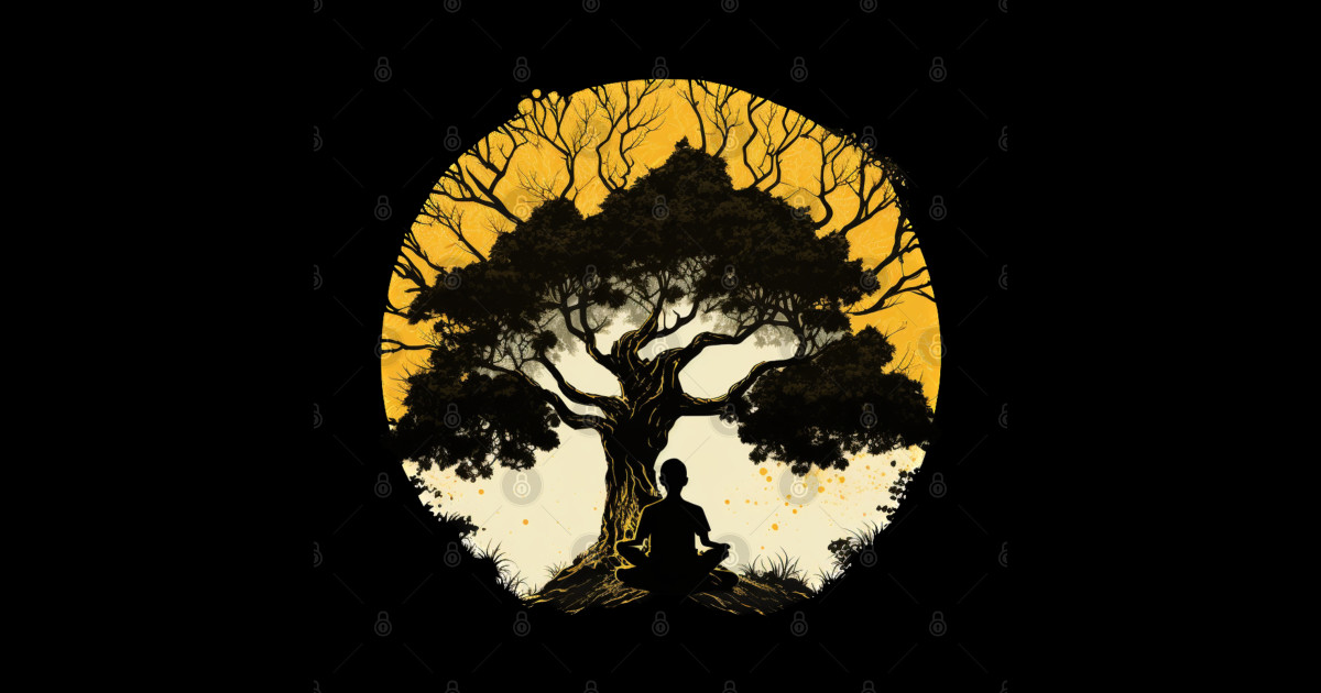 Meditation under a Tree - Designs for a Green Future - Meditation ...