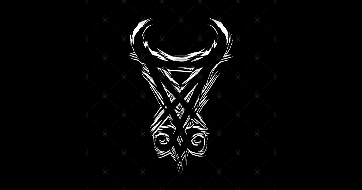 SHUNNED "SIGIL OF SHUNNED" White Outline - Shunned - Posters and Art ...