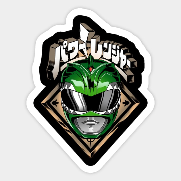 Green with evil - Power Rangers - Sticker | TeePublic