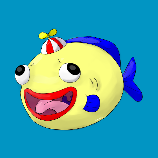 Derp Fish - Funnytee - T-Shirt | TeePublic