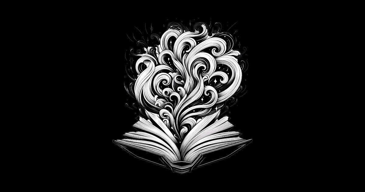 Unfolding Tales - Open Book - Sticker | TeePublic