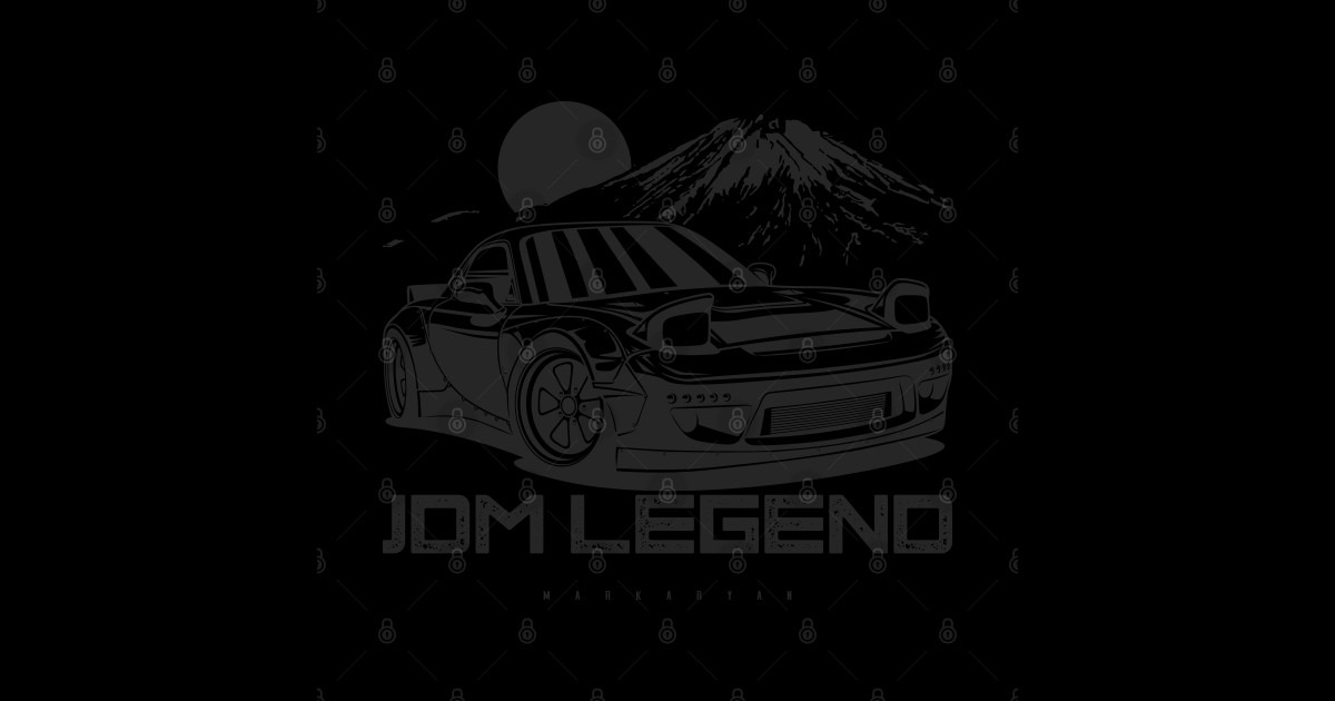 Wide body RX7 - Mazda - Sticker | TeePublic