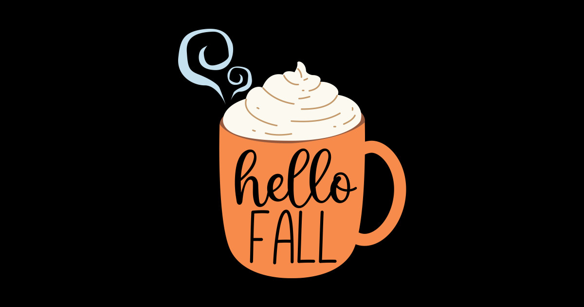 Hello Fall - Hello Fall - Sticker | TeePublic
