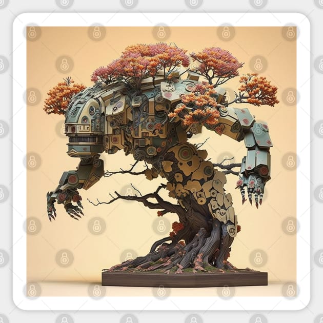 Intricate Bonsai Bots - Bonsai - Sticker | TeePublic