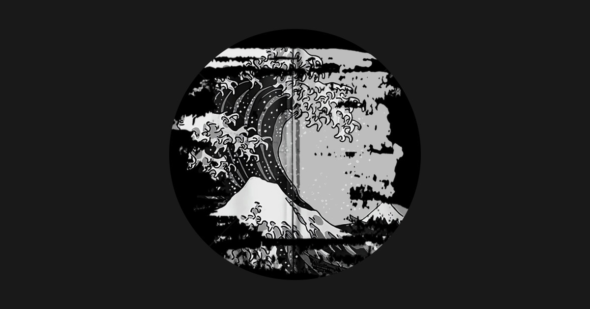 Great Wave Off Kanagawa Totoro Embroidery - Japanese Art Style - Great ...