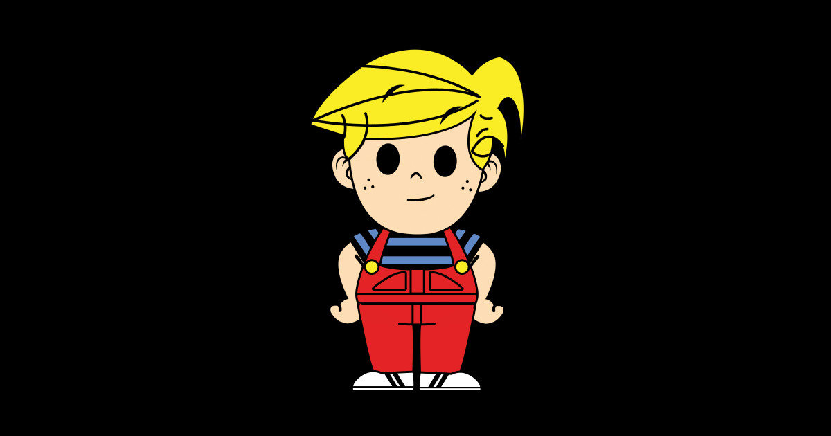 Dennis The Menace Chibi - Dennis The Menace - Sticker | TeePublic