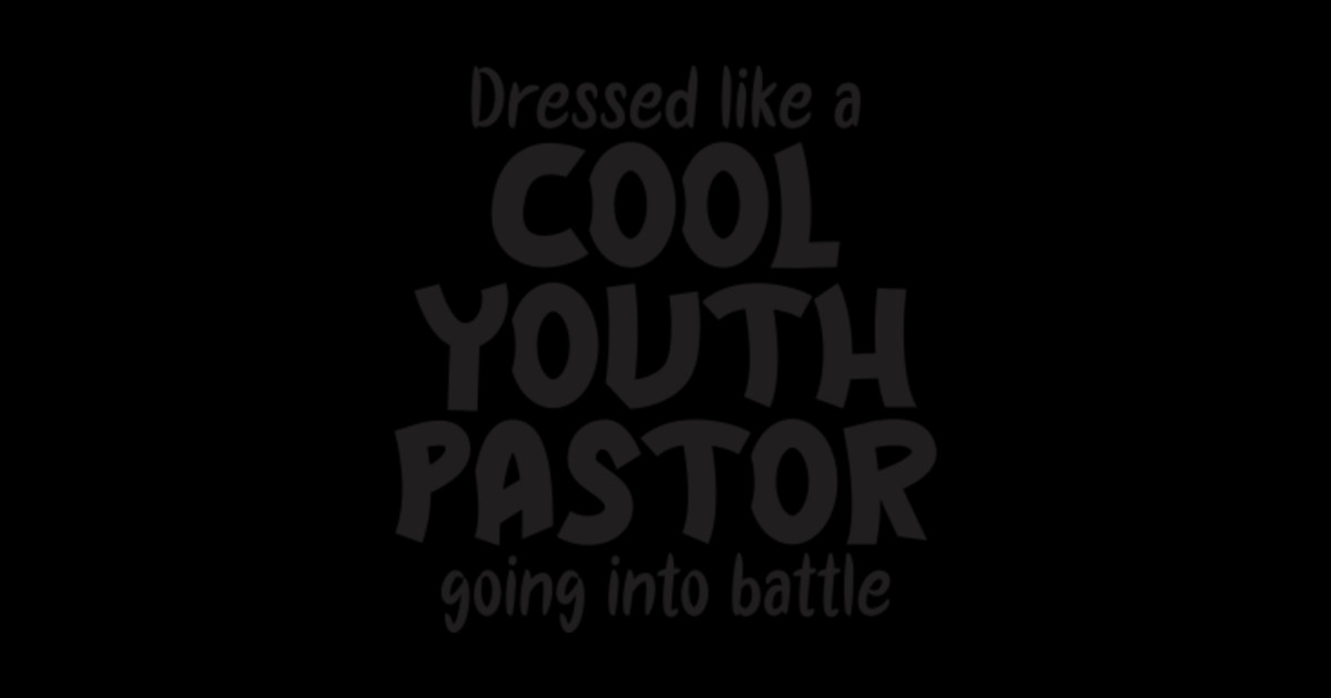 cool youth pastor - Cool Youth Pastor - Sticker | TeePublic