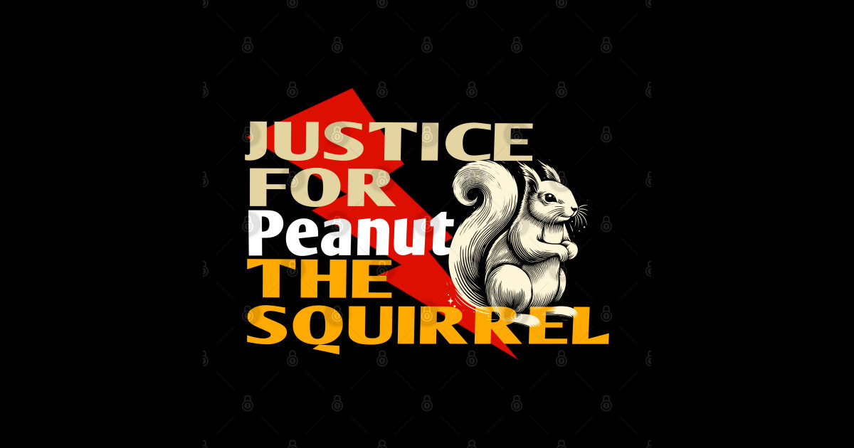 Justice For Peanut The Squirrel - peanut the squirrel retro Vibe ...