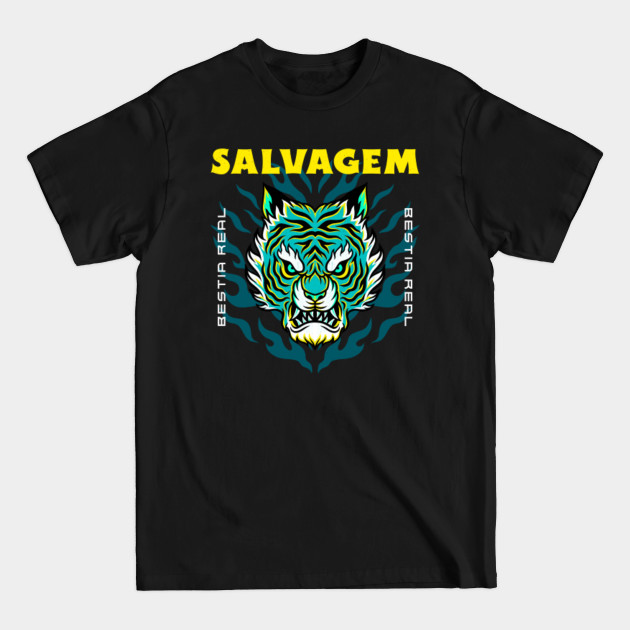Cool design with-a-savage-tiger-illustration- Tiger - T-Shirt sold by ...