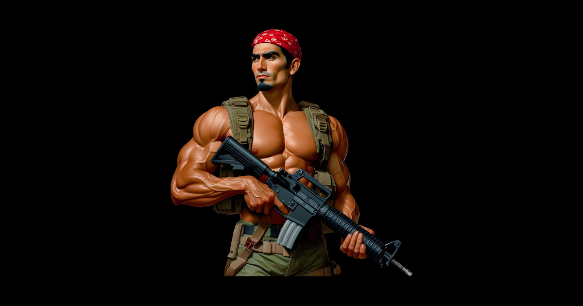 Pin-Up Guy - Tactical - Sticker | TeePublic