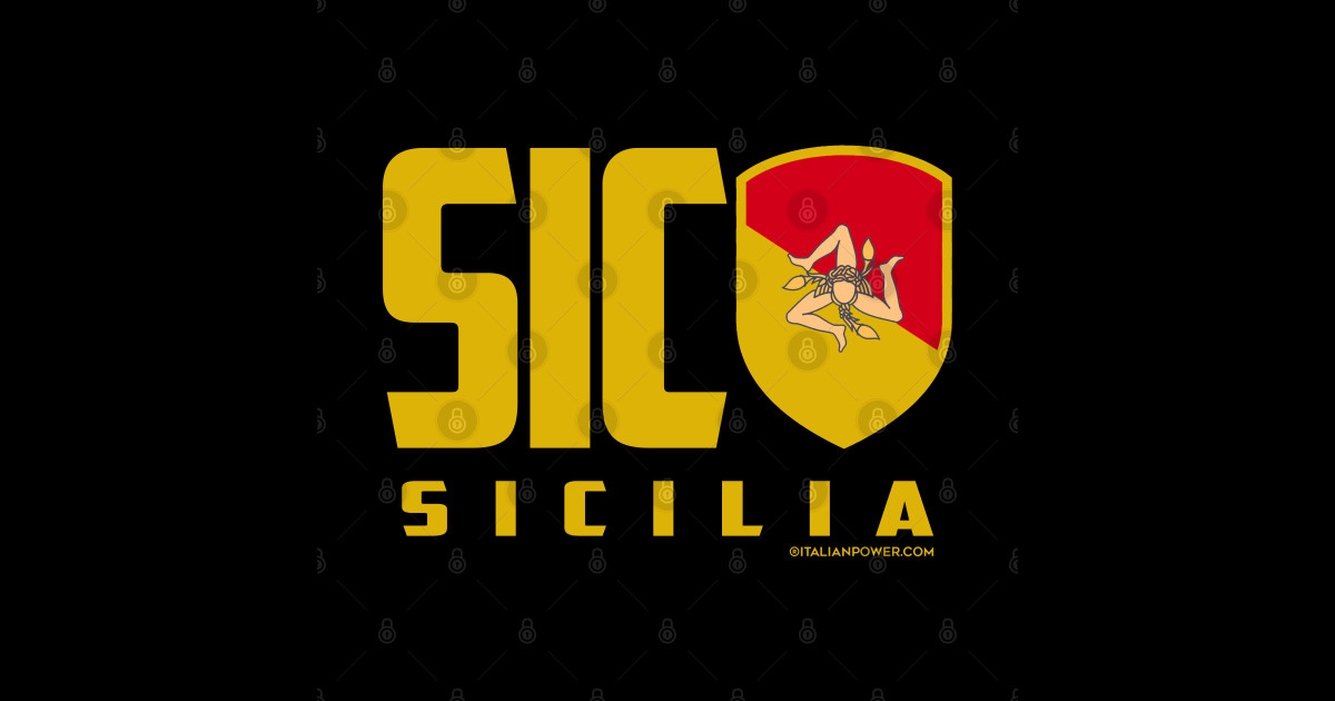 SIC-Sicilia - Sicilia - Sticker | TeePublic