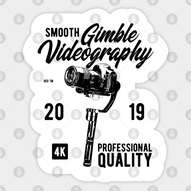 Gimble Videography - Videography - Sticker | TeePublic