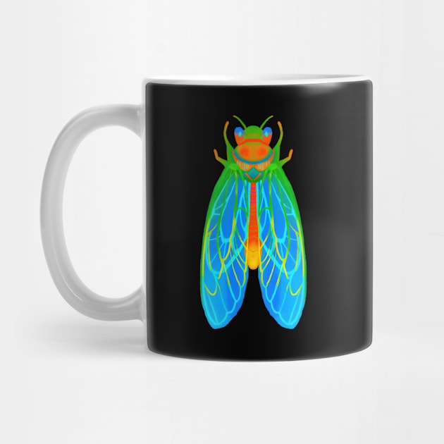 Cicada Insect Brood X Usa 2024 Magicicada - Cicada Insect - Mug | TeePublic