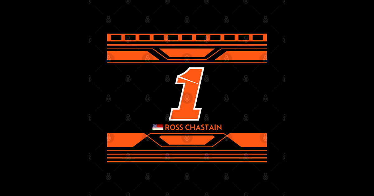 Ross Chastain #1 2024 NASCAR Design - Ross Chastain - Sticker | TeePublic