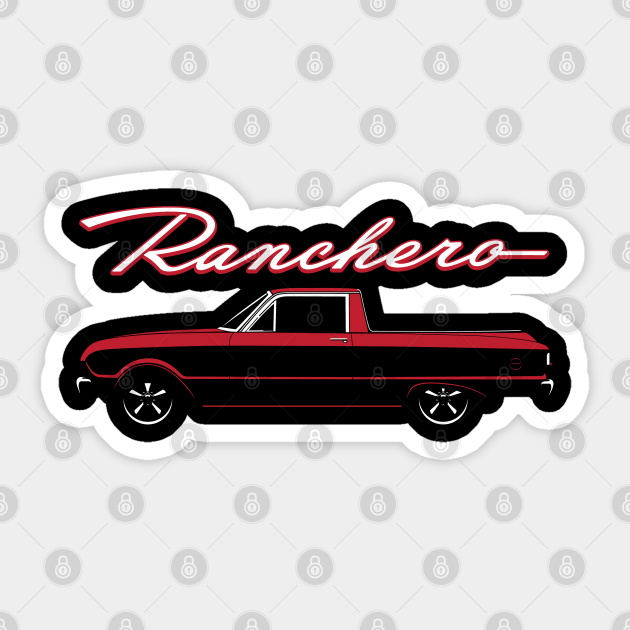 Red 60-63 Ranchero - Ranchero - Sticker | TeePublic