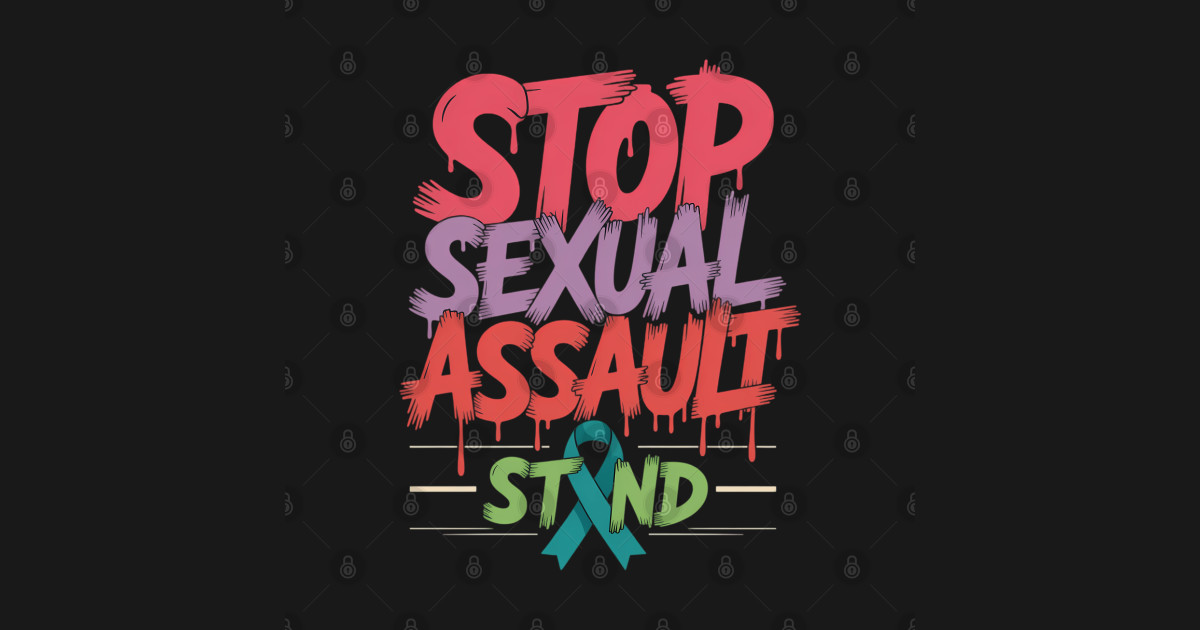 Stop Sexual Assault Awareness Survivor Ribbon - Sexual Assault ...