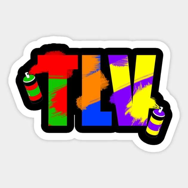 I Love Tel Aviv - Tel Aviv - Sticker | TeePublic