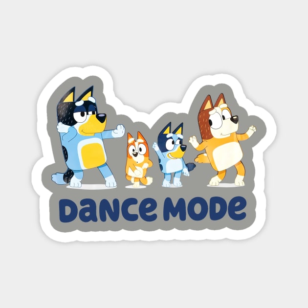 Bluey's family dance mode - Blueys Dance - Magnet | TeePublic