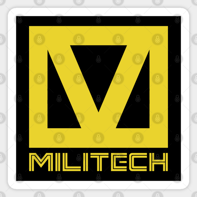 Cyberpunk Militech Logo - Cyberpunk - Sticker | TeePublic