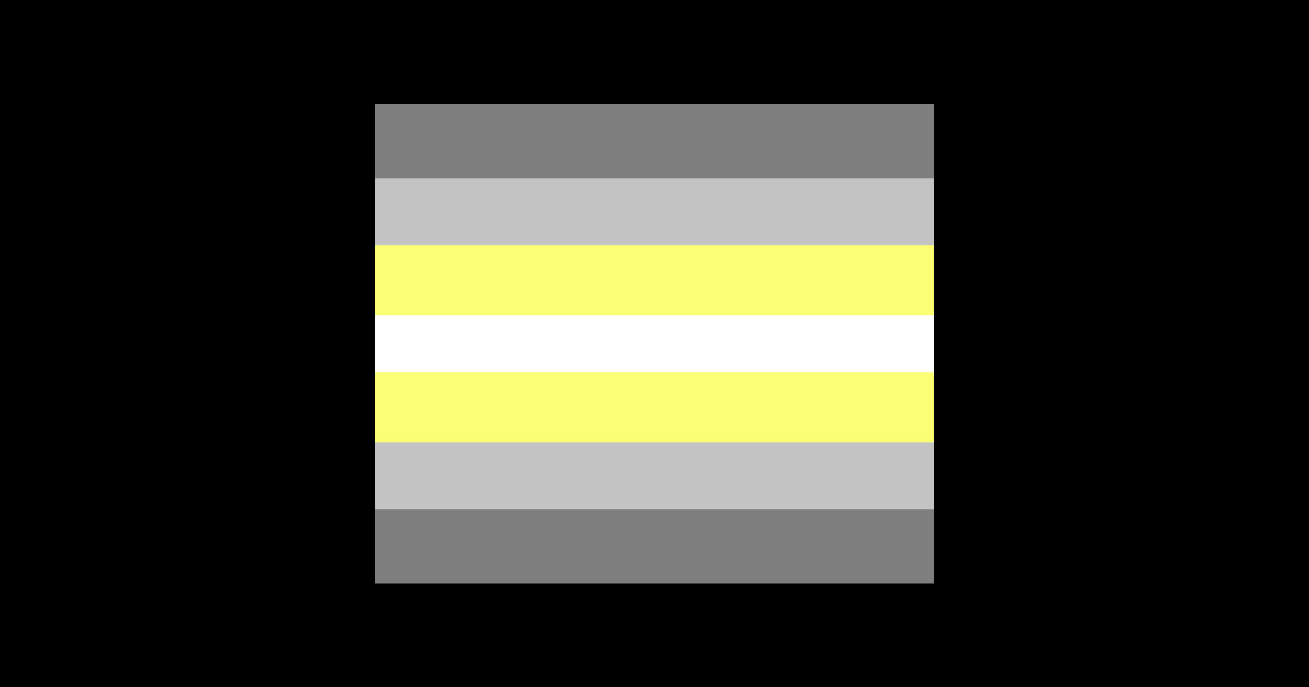 Deminonbinary flag - Deminonbinary - Sticker | TeePublic