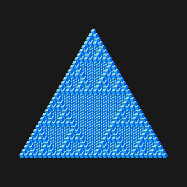 Sierpinski Cube Triangle Sierpinski T Shirt Teepublic 