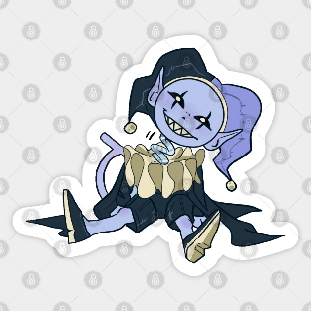 Jevil - Deltarune - Sticker | TeePublic