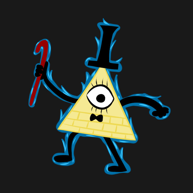 Bill Cipher Tee - Gravity Falls - T-Shirt | TeePublic