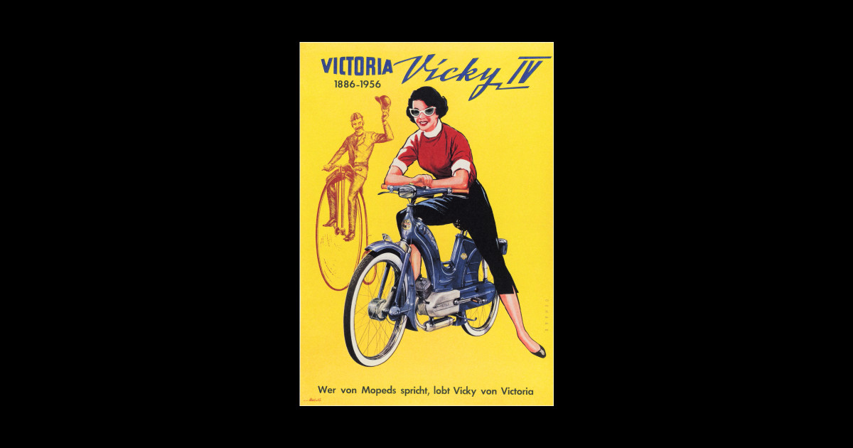 Victoria Vicky Motorcycles Motor Bike Retro Advertising Vintage ...