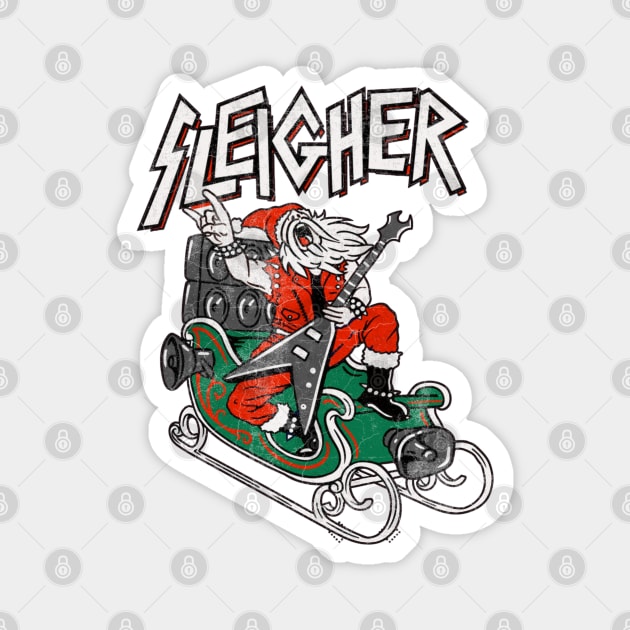 SLEIGHER - Hard Rock Santa Claus || Metal Band Christmas Parody Art ...