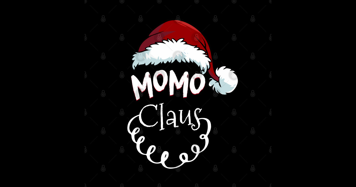 Cute Momo Claus Xmas Santa Claus Merry Christmas - Grandmother ...