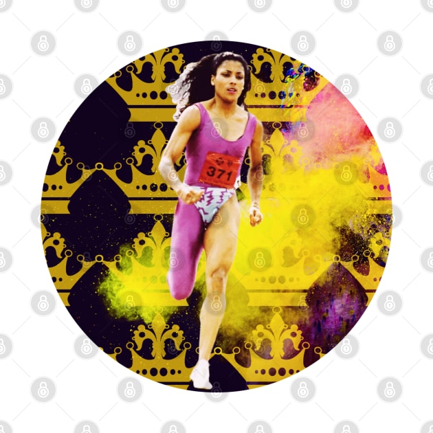 queen flo-jo - Florence Griffith Joyner - T-Shirt | TeePublic