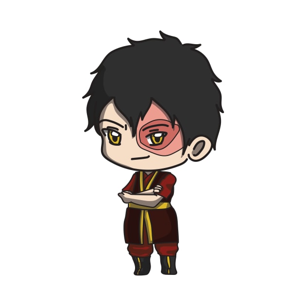 Avatar the Last Airbender Chibi Zuko Sticker - Avatar - T-Shirt | TeePublic