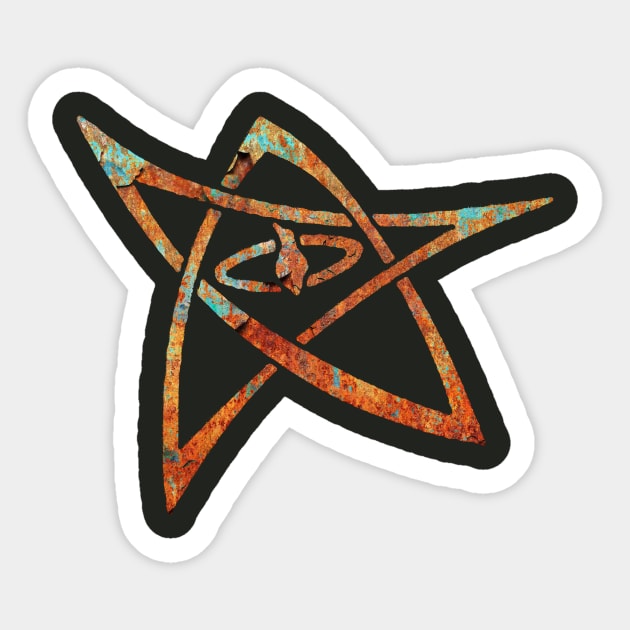 Elder Sign - rusted rot - Elder Sign - Sticker | TeePublic