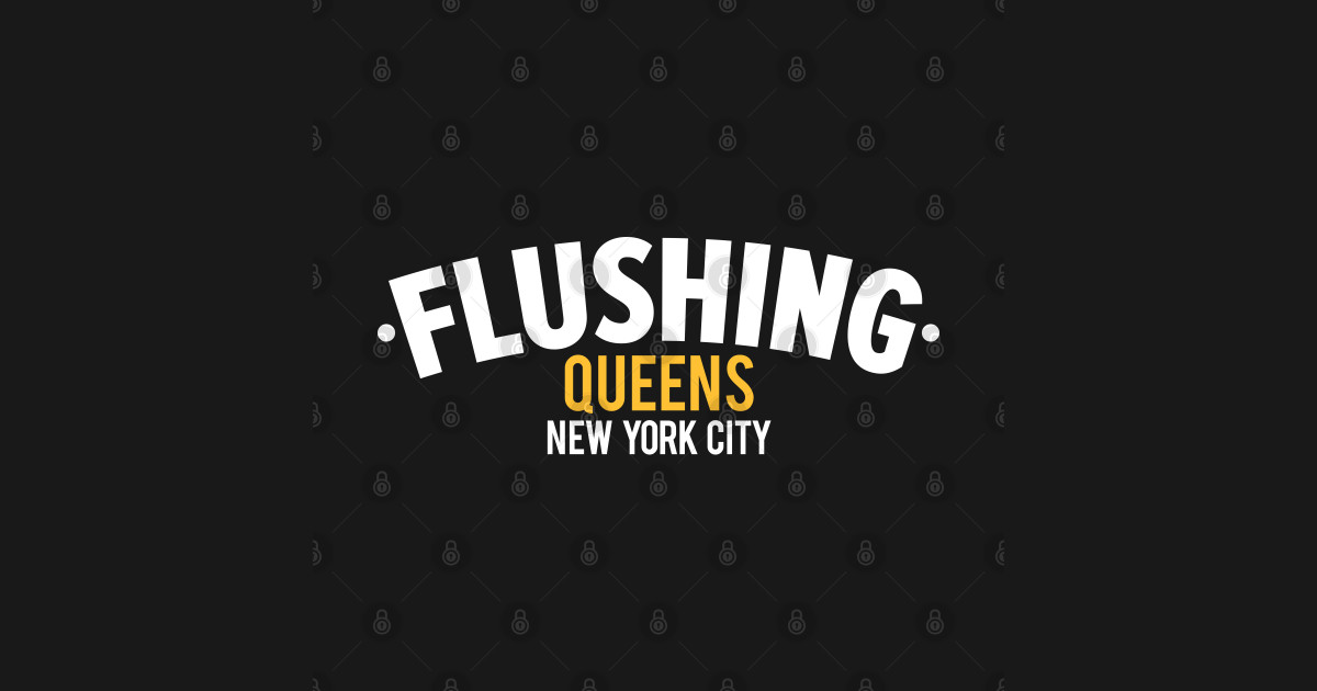 Flushing Queens Logo - A Minimalist Ode to Borough's Vibrant Heart ...