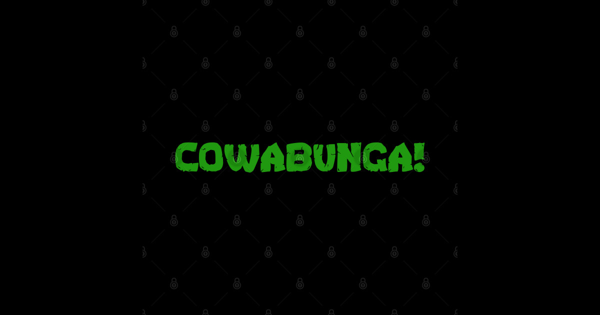 Cowabunga! - Tmnt - Sticker | TeePublic