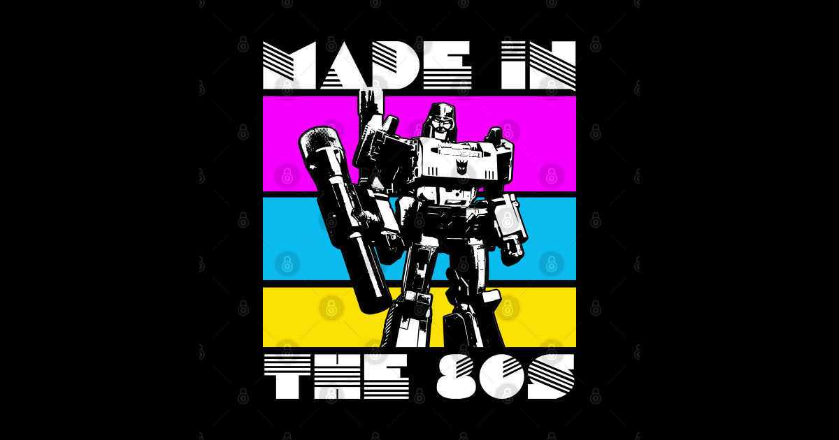 MADE IN THE 80s - Transformers - GEN 1 - Decepticons Megatron - Retro ...