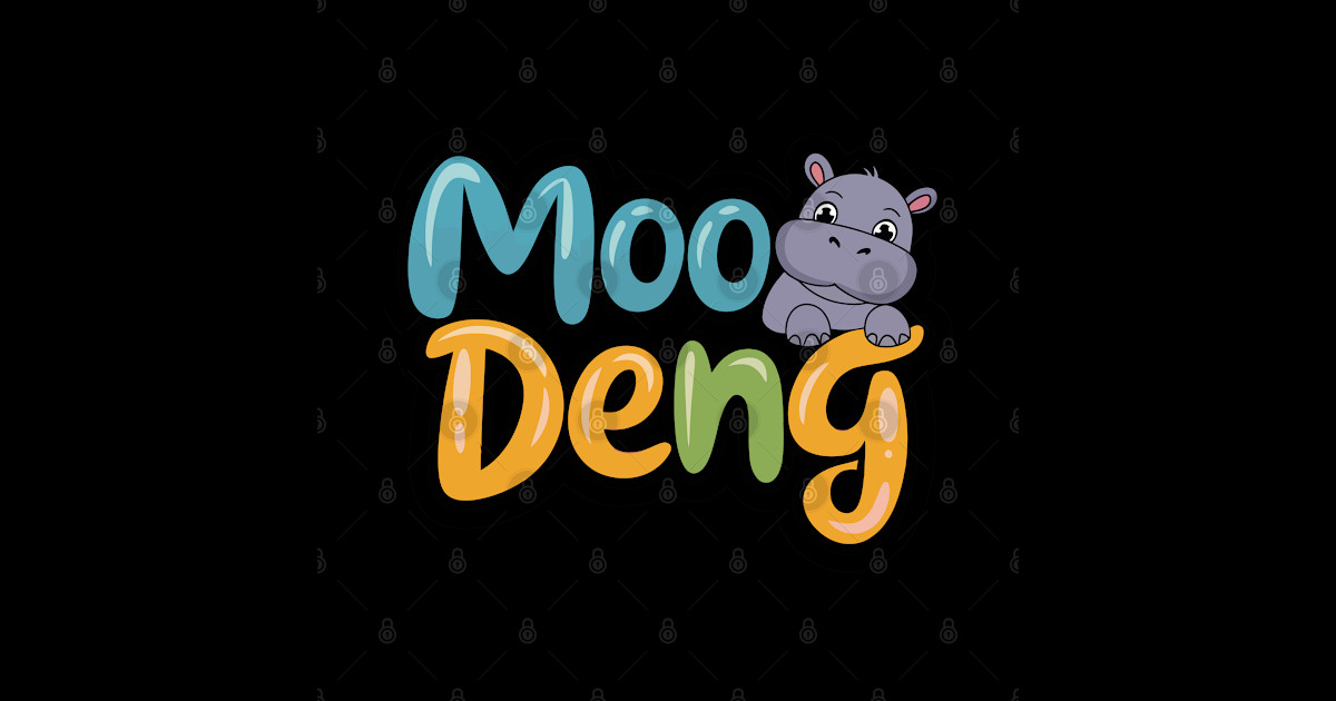 moo deng - Moo Deng - Sticker | TeePublic