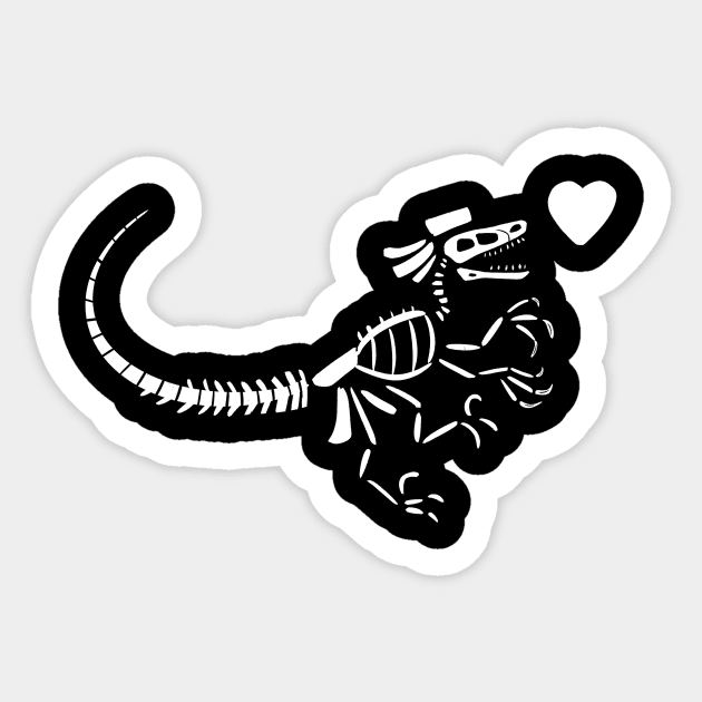 Jolly Roger Raptor - Velociraptor - Sticker | TeePublic