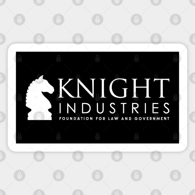 Knight Industries logo - Knight Rider - Knight Rider - Sticker | TeePublic