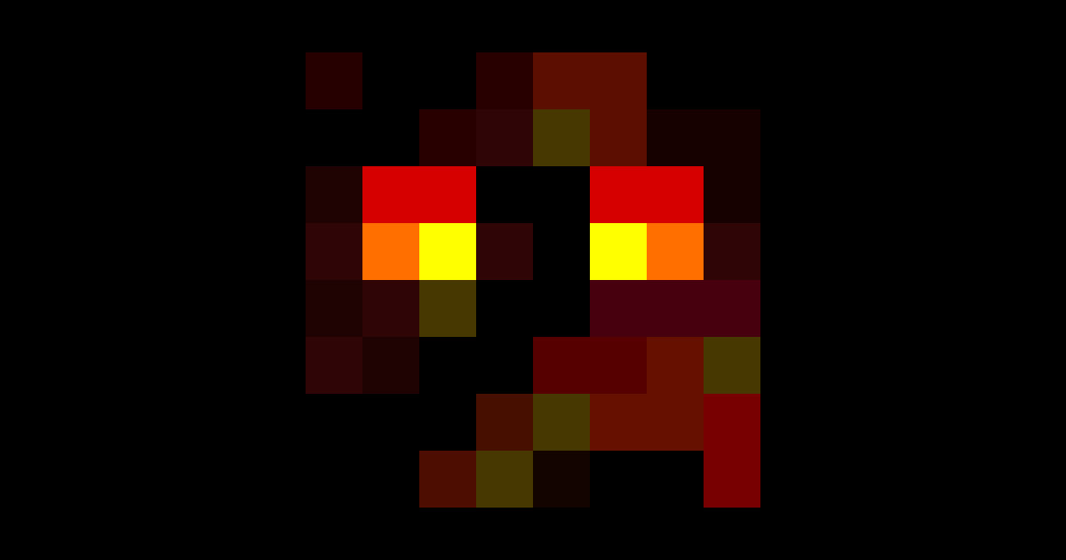 MAGMA CUBE FACE - Minecraft - Sticker | TeePublic