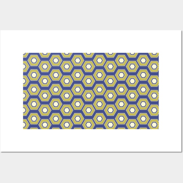 Simple Hexagon Pattern - Hexagon - Posters and Art Prints | TeePublic