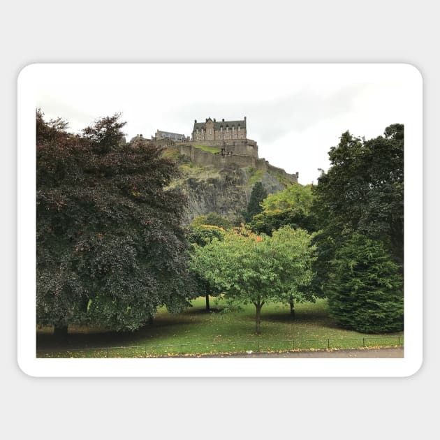 Edinburgh Castle, Scotland - Edinburgh Castle - Sticker | TeePublic