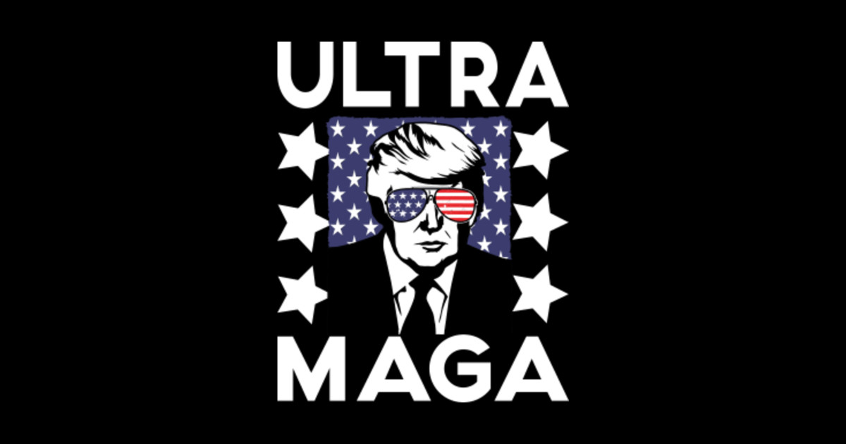 Ultra Maga vintage America - Ultra Maga - Sticker | TeePublic