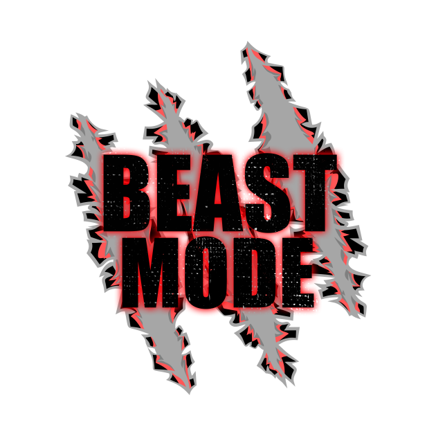Beast Mode Claw Gym Fitness Design - Beast Mode Gym Awesome Gift - T ...