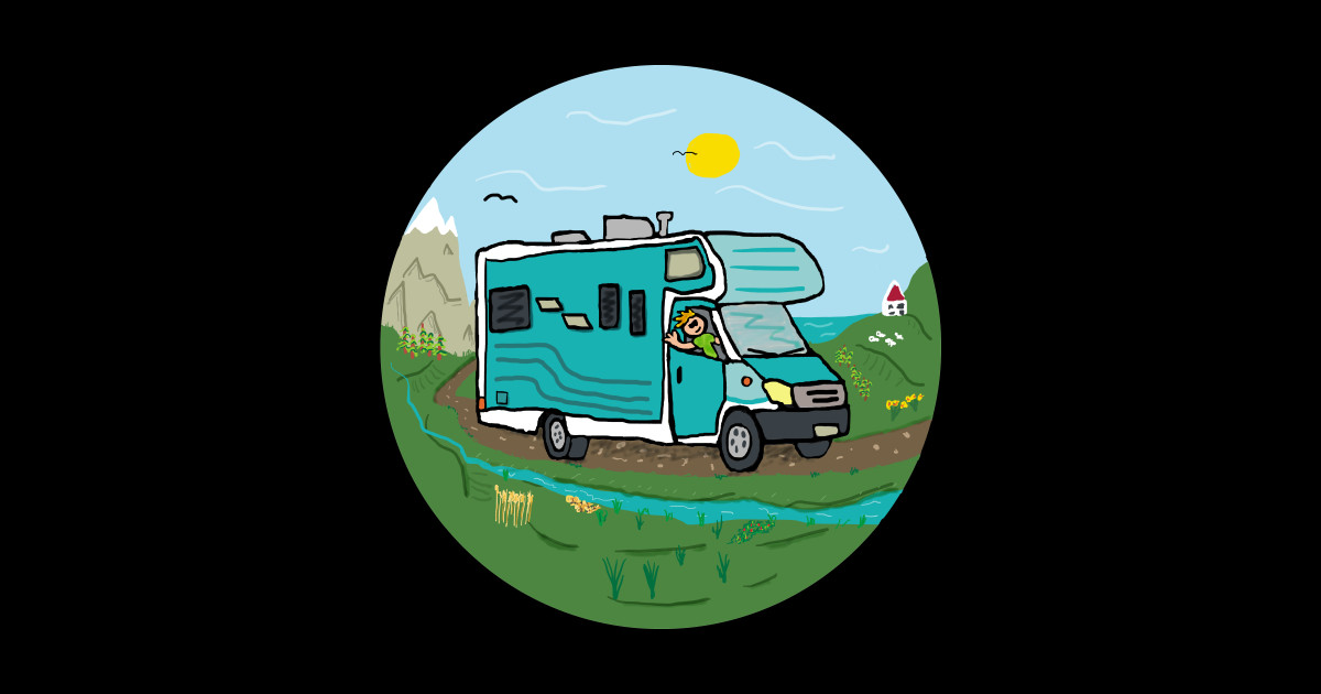RV Recreational Vehicle - Rv - Sticker | TeePublic