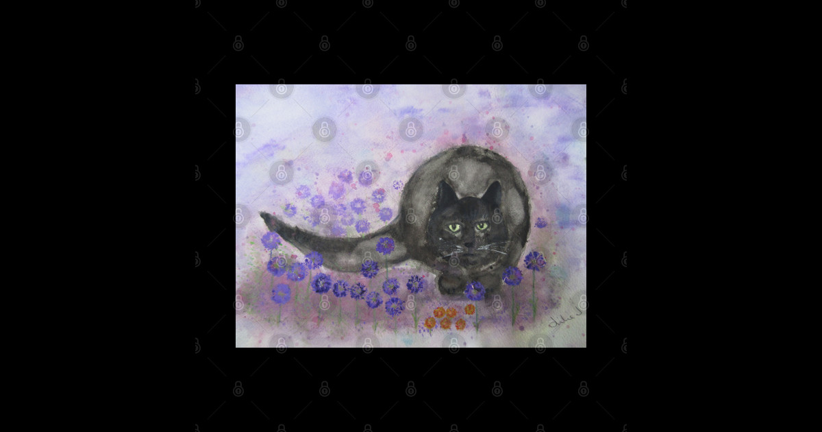 Allium the Alley Cat - Cat - Sticker | TeePublic