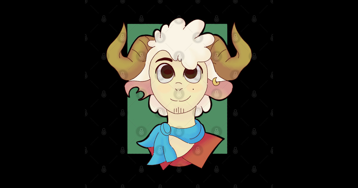 Sheep Faun Guy - Faun - Sticker | TeePublic