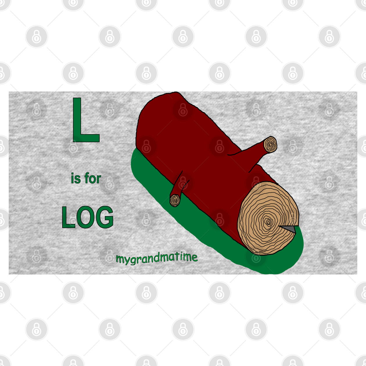 L is for LOG - Forrest - T-Shirt | TeePublic