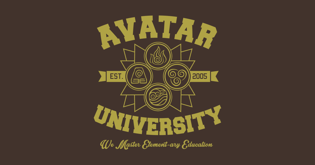 Avatar University - Avatar The Last Airbender - T-Shirt | TeePublic