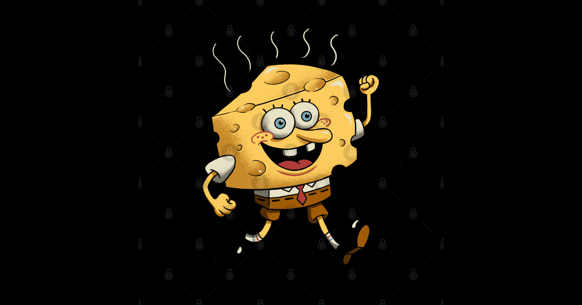 Cheese Bob Tri Pants - Cheese - Sticker | TeePublic